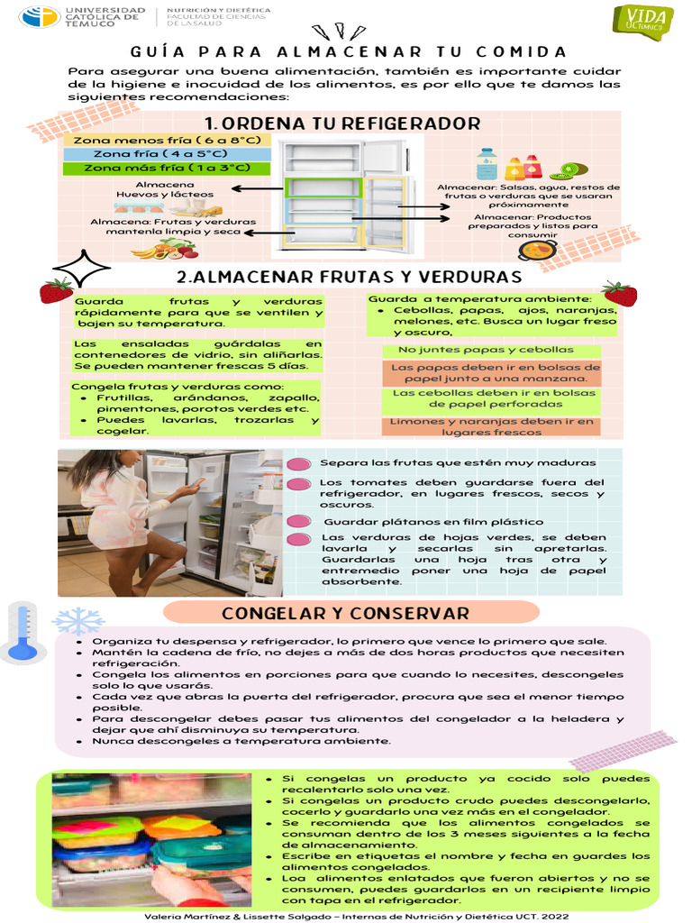 Guía para Almacenar Alimentos Eficazmente | PDF | Vegetales | Alimentos