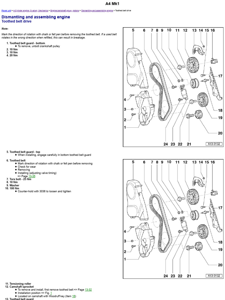 Tensiune Strangere Suruburi Distributie | PDF | Belt (Mechanical ...