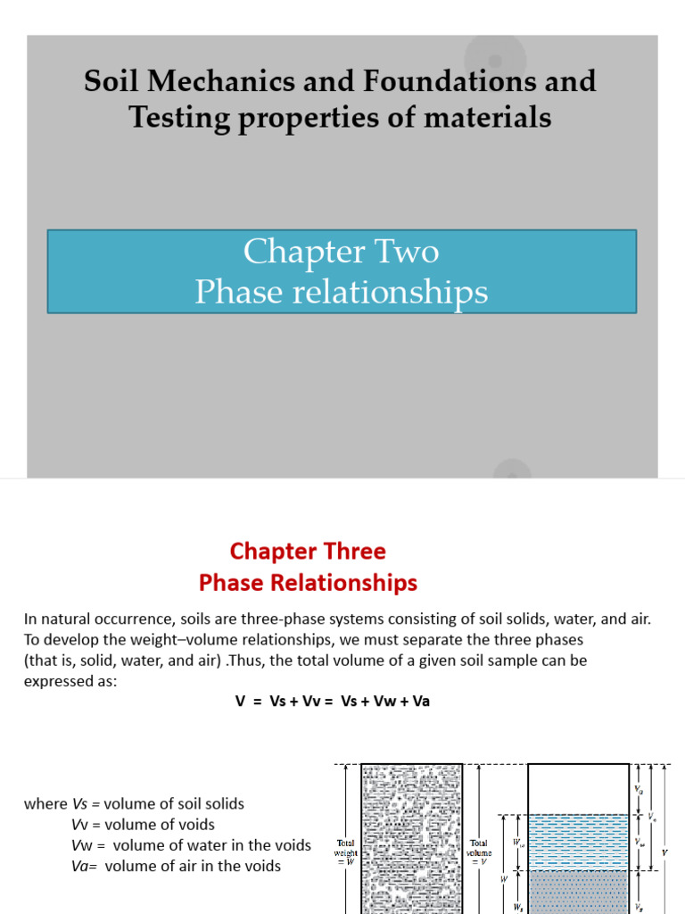 Soil Phase Relationships Explained | PDF | Density | Metrology