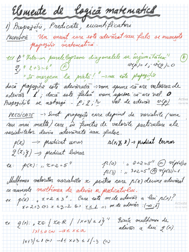 Elemente de Logica | PDF