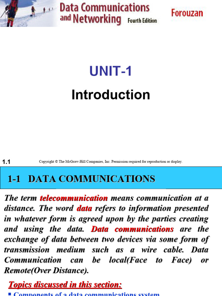 Chapter 1 | PDF | Network Topology | Duplex (Telecommunications)