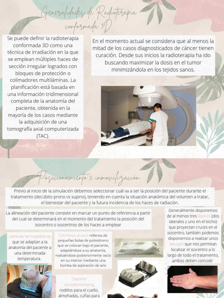 Resumen Generalidades de Radioterapia 3D | PDF | Terapia de radiación | Metástasis