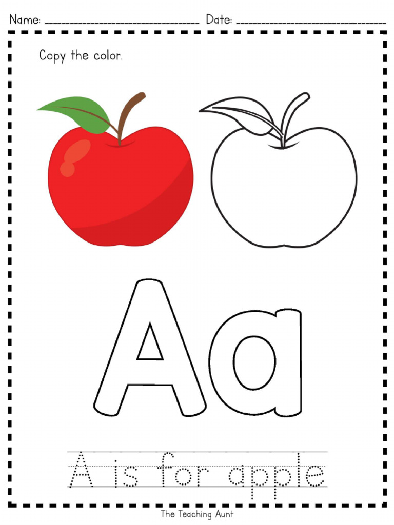 A Is For Apple | PDF