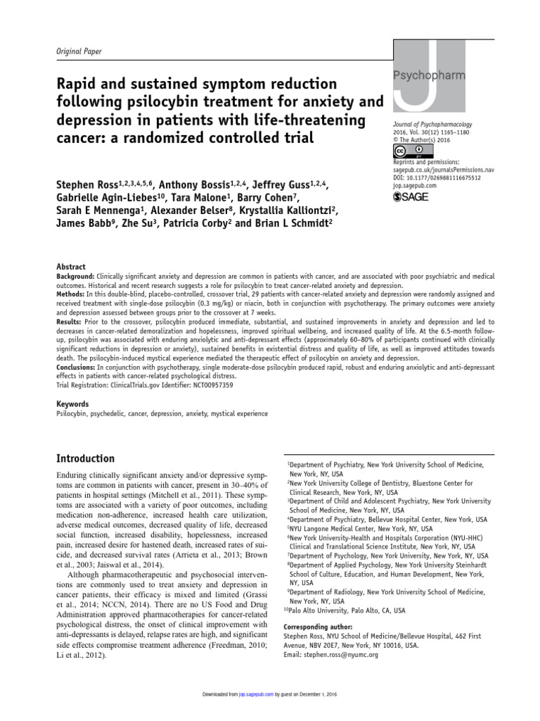 2016 - Ross, Et Al - Rapid and Sustained Symptom Reduction Following ...