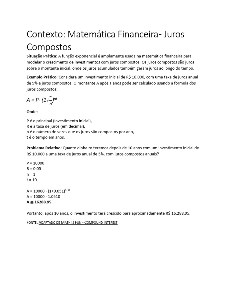 Matemática Financeira | PDF