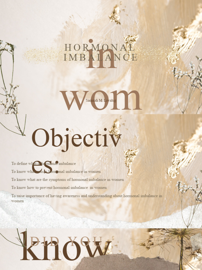 Understanding Hormonal Imbalance in Women | PDF | Hormone ...
