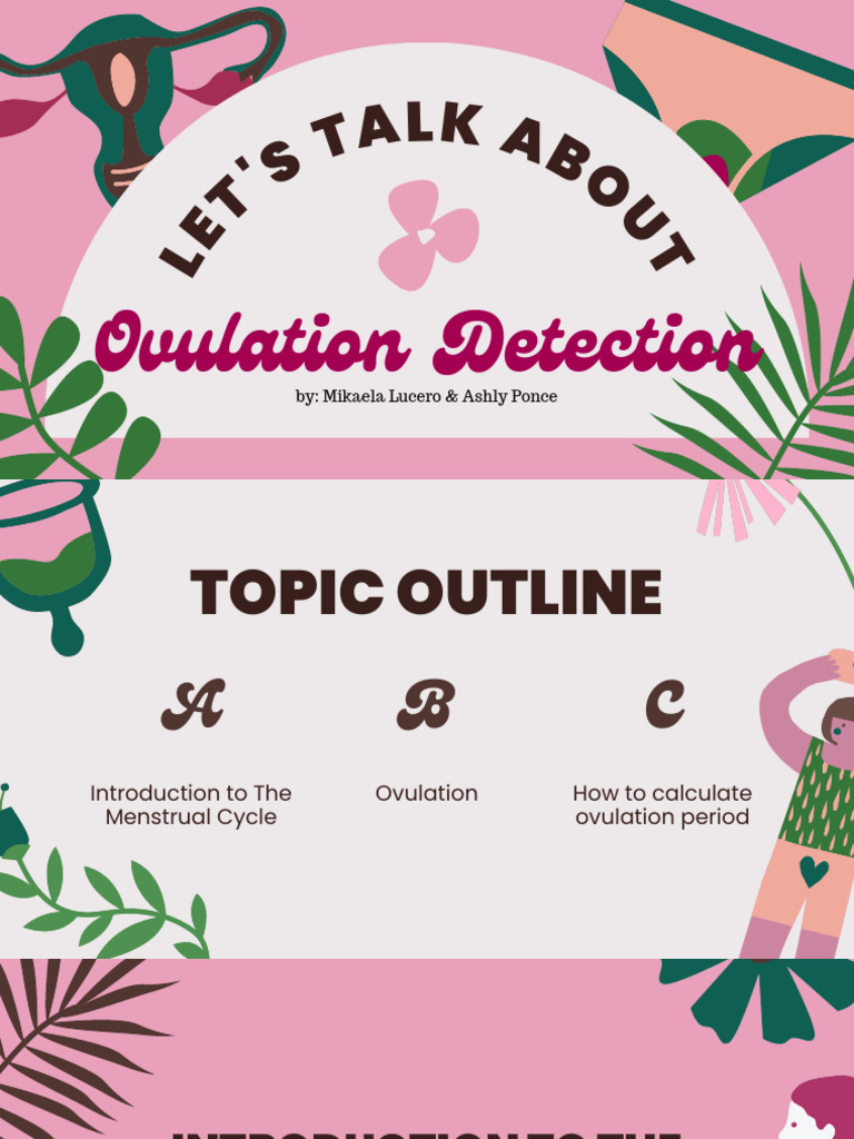 Ovulation Detection Pdf Menstrual Cycle Sexual Anatomy