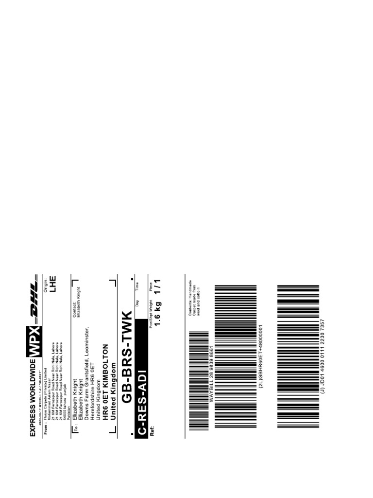 DHL Print | PDF DHL Print | PDF