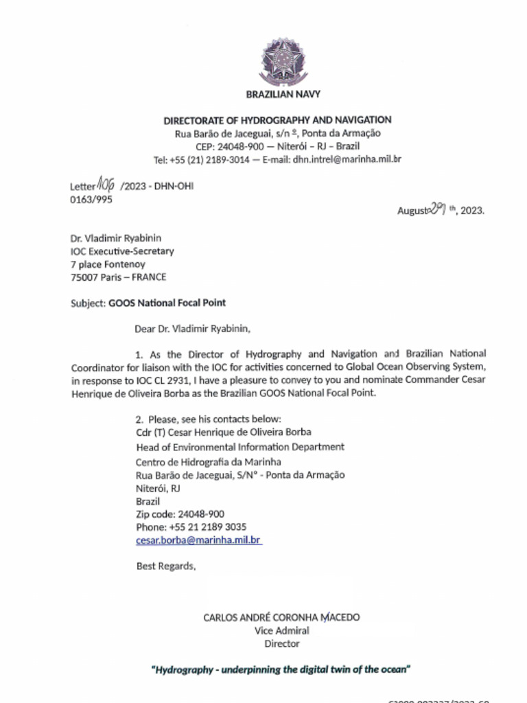 Brazil National Focal Point | PDF | Cartography | Environmental Science