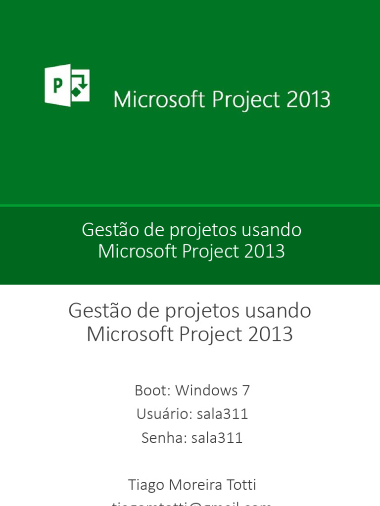 Gestao de Projetos Usando Microsoft Project | PDF | Business
