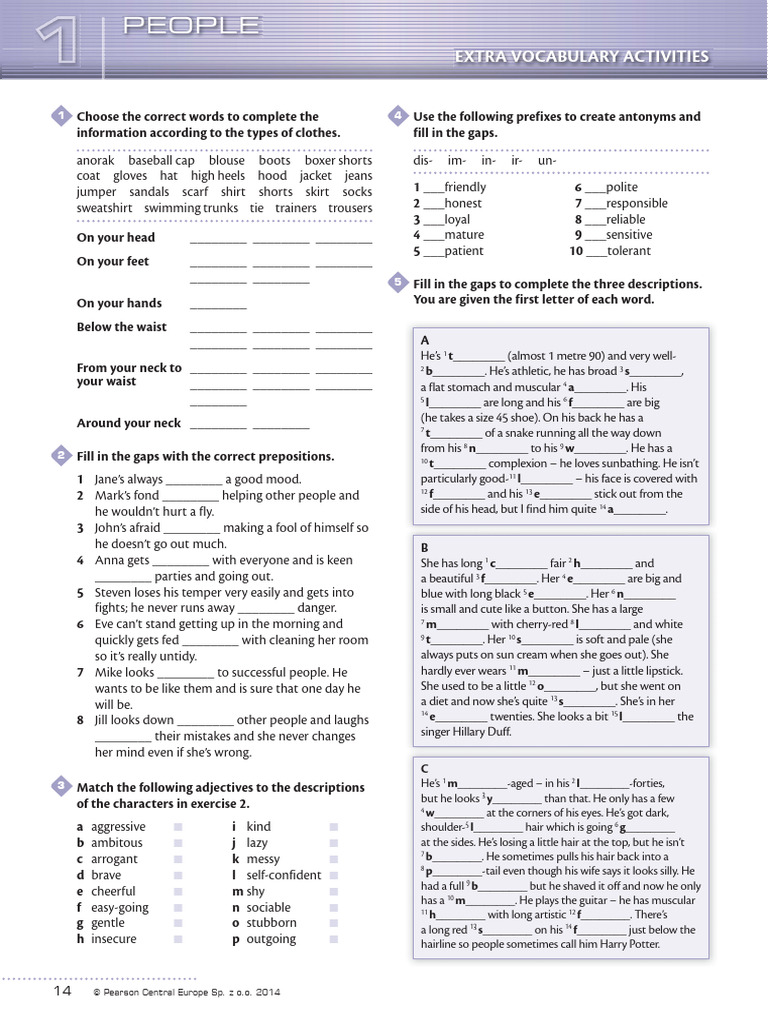 B2 Food Vocabulary and Exercises | PDF | Foods