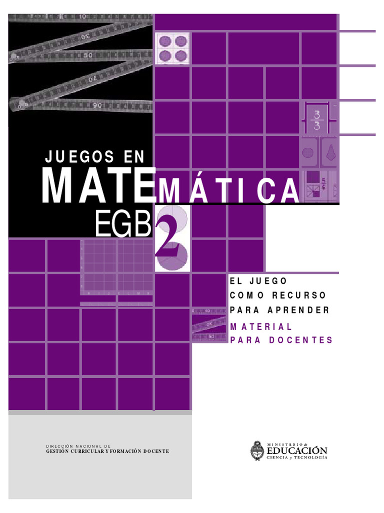 Juegos en Matematica EGB2 Material Para Docentes | PDF | Enseñando ...
