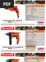 Ficha Tecnica Pulidora Dewalt DWE4120 | PDF | Hogar y jardín