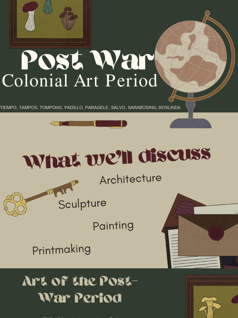 Post War: Colonial Art Period | PDF | Manila | Philippines