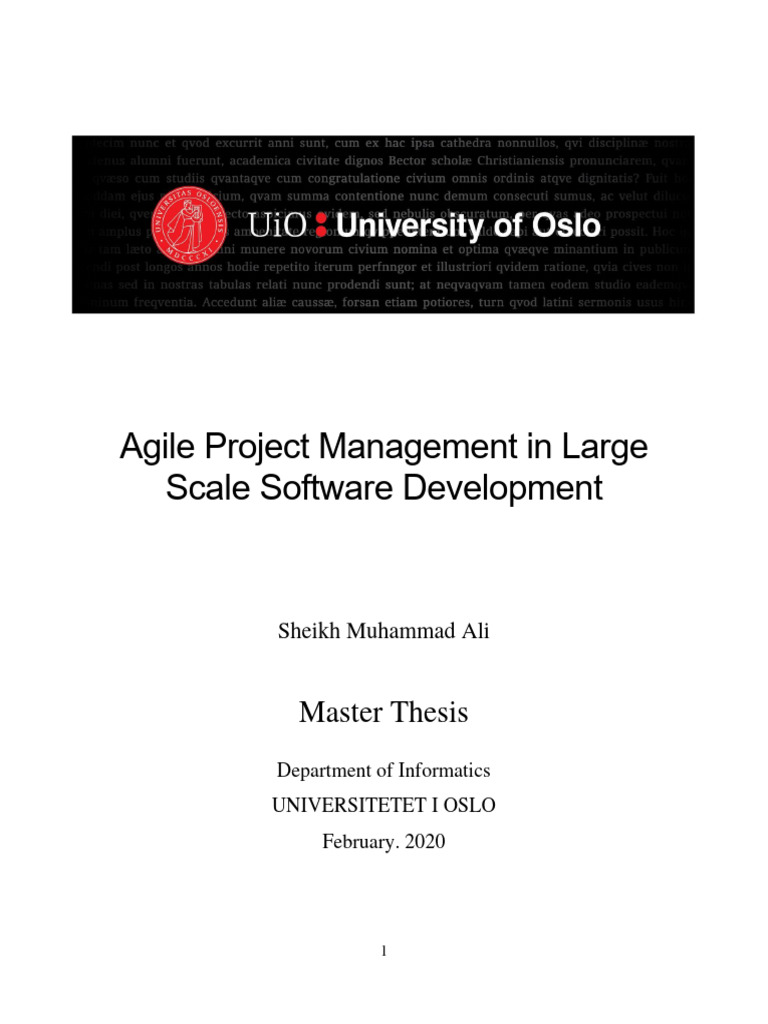 Master Thesis Sheikh Muhammad Ali Pdf Software Development Process 8323