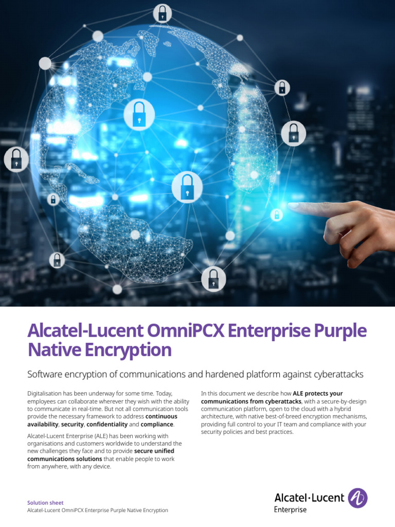 Oxe Purple Native Encryption Solution Sheet en | PDF | Cloud Computing | Security
