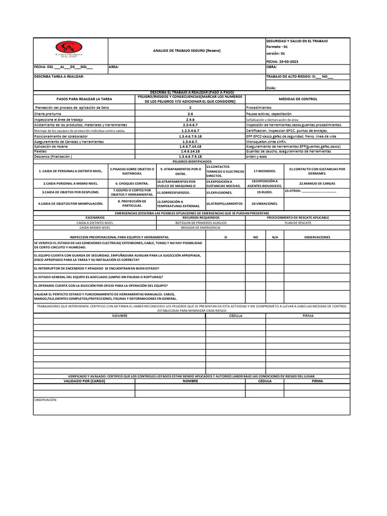 Ats Resane en Suspencion Construarte | PDF