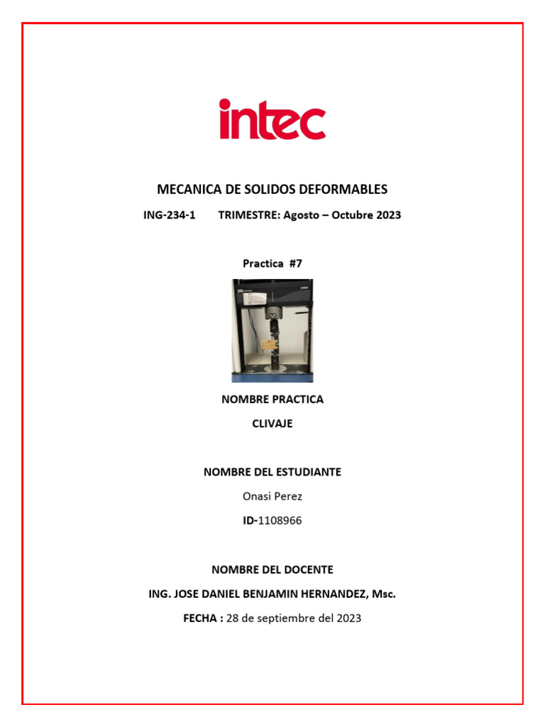 Informe #7, Onasi Perez | PDF