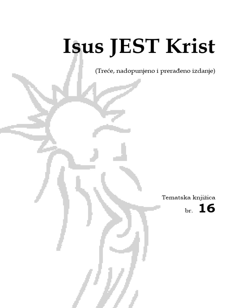 16) Isus JEST Krist | PDF