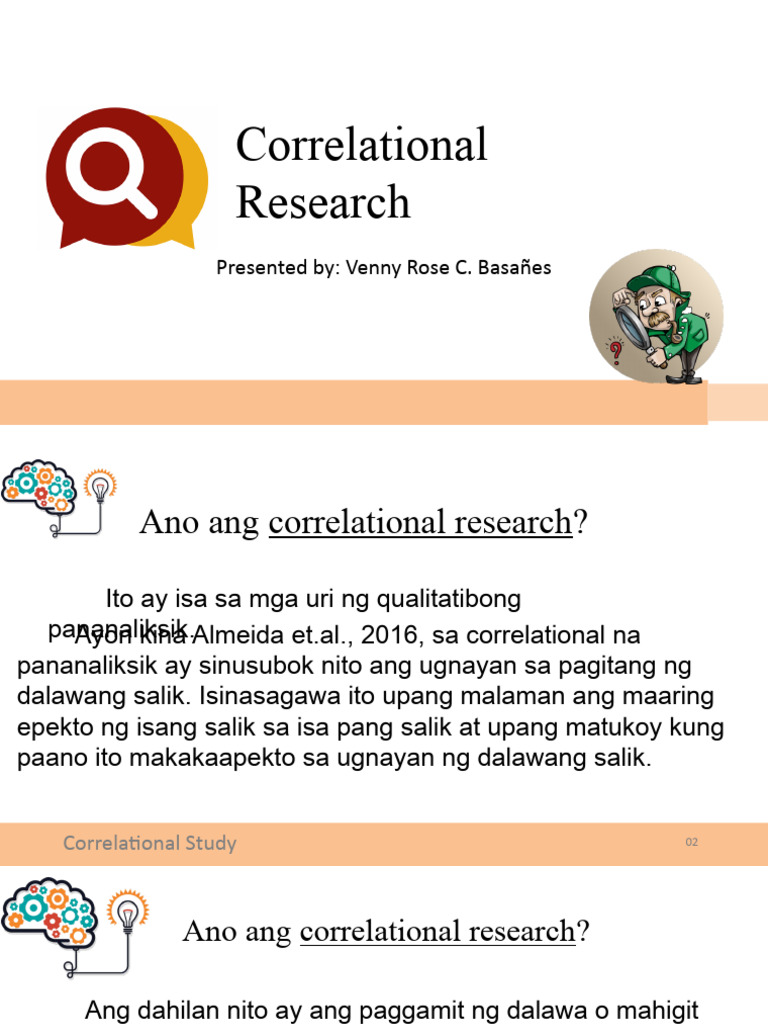 Correlational Research Presentation | PDF | Epistemology | Cognitive ...
