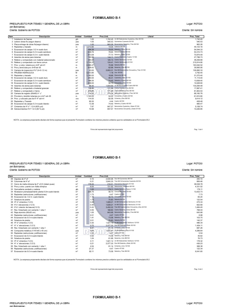 FORMULARIOS B1 INTERACCION | PDF | Ingeniero civil | Ingeniería de Edificación