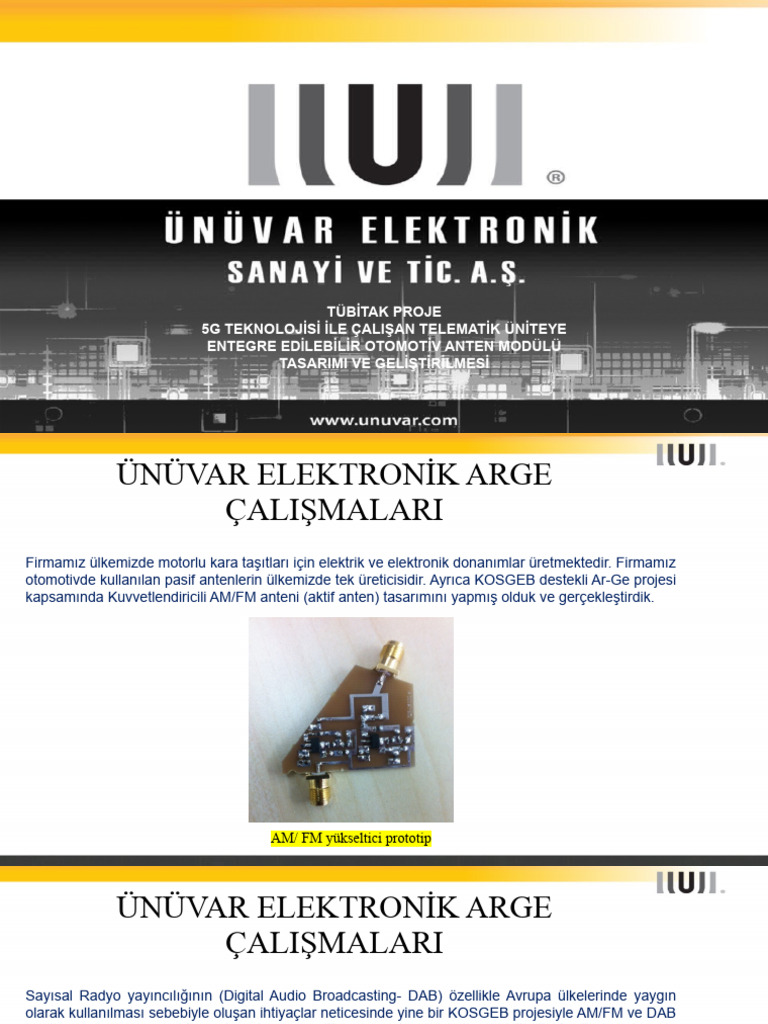 Proje Sunum v1 | PDF