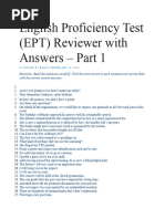 EFSET 15-Minute English Proficiency Test | PDF | Language Acquisition ...