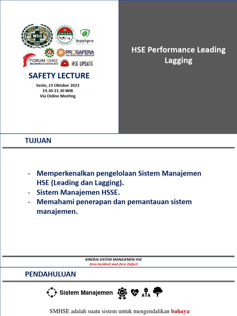 Hse Performance Leading and Lagging | PDF