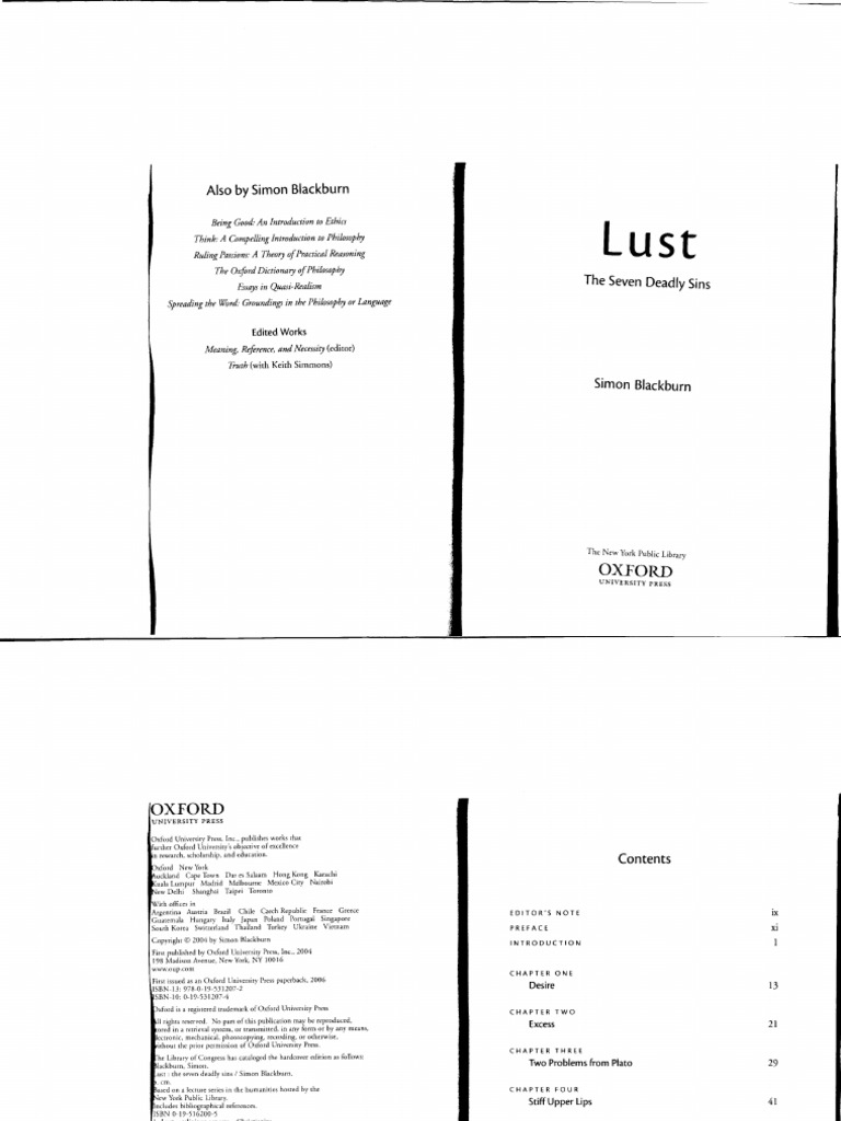 Lust Intro | PDF