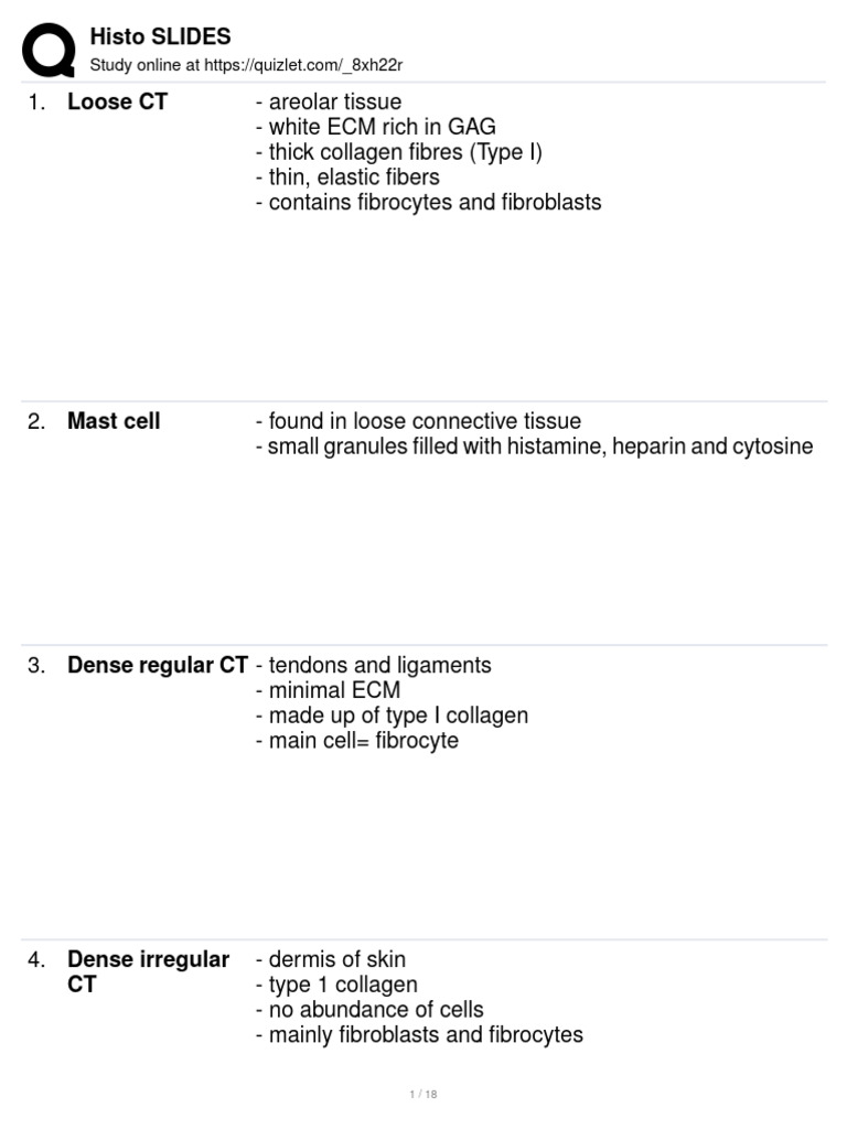 Histo SLIDES | PDF | Bone | Osteoblast