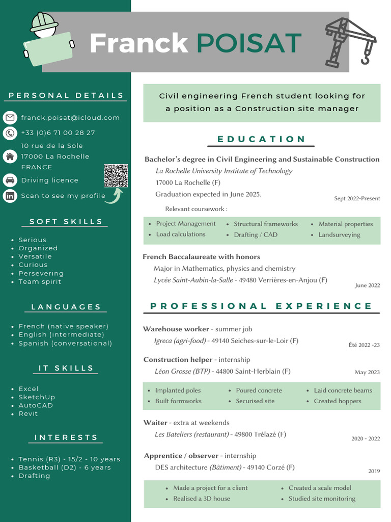English CV 2023 | PDF | Engineering