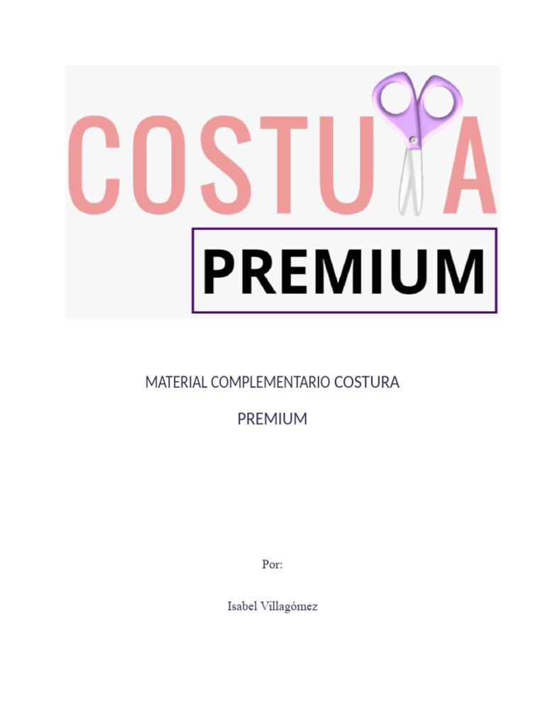 Material Complementario Costura Premium | PDF