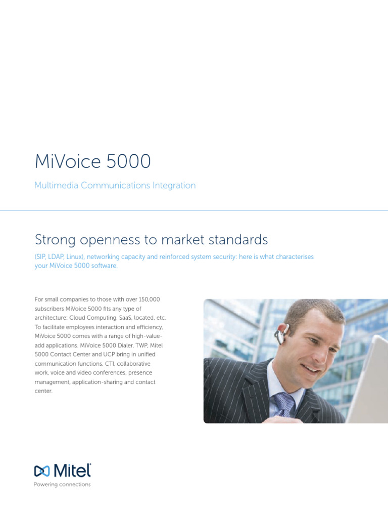 MiVoice 5000 Brochure | PDF | Session Initiation Protocol | Computer ...