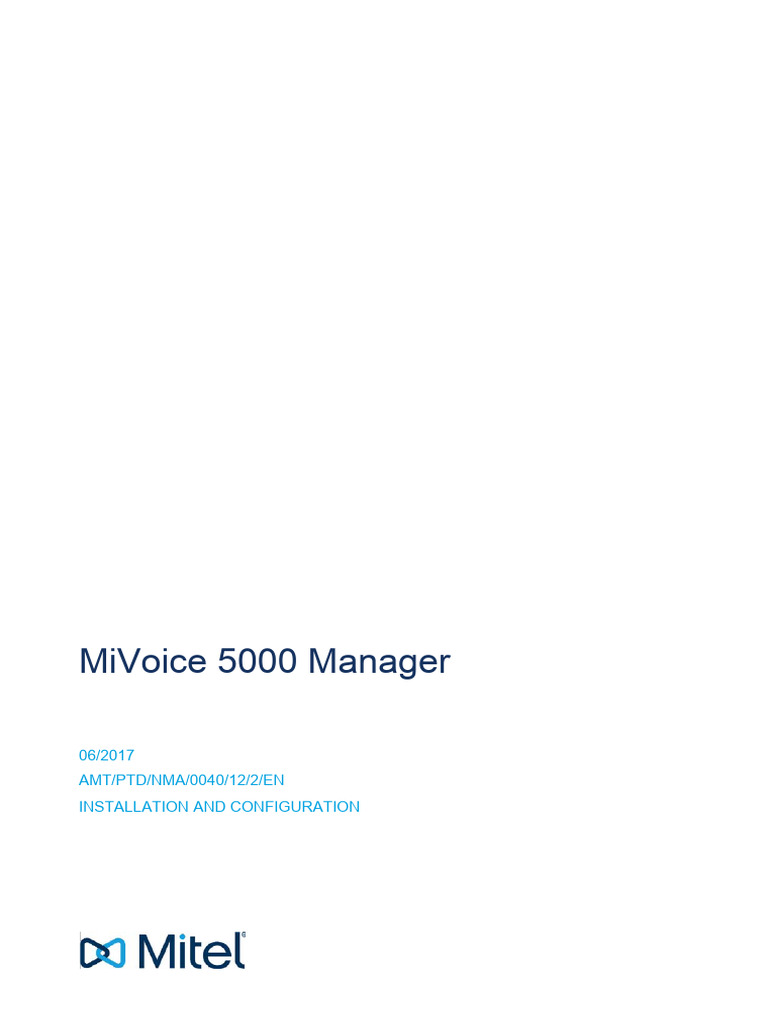 Mitel Mivoice5000 Install Guide | PDF | Port (Computer Networking) | Transmission Control Protocol