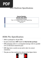 Pin Diagram of 8086, MIN Mode - MAX Mode | PDF | Central Processing Unit | Input/Output