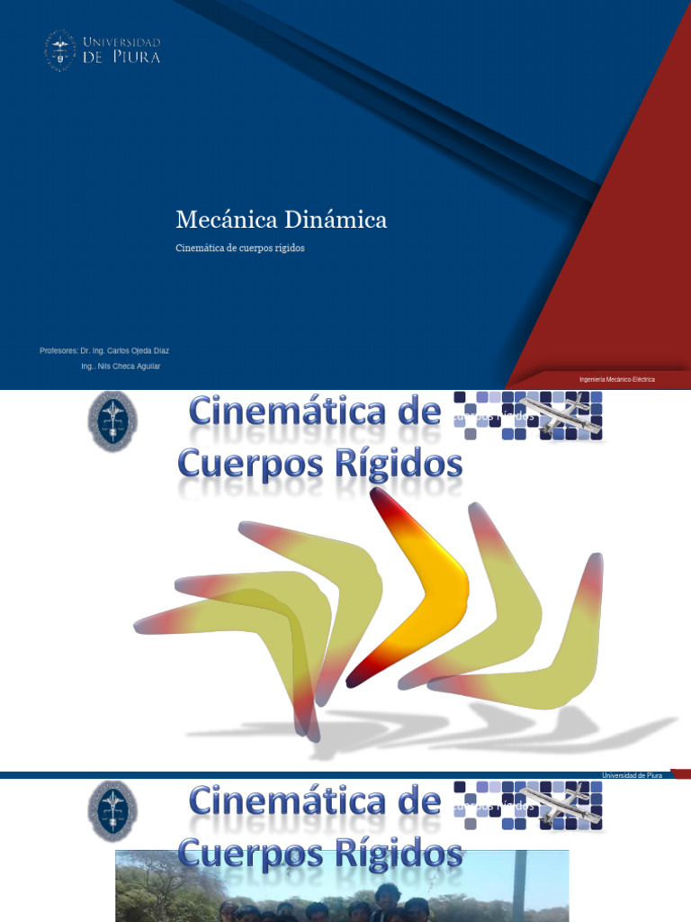 Cinemática de Cuerpos Rígidos | PDF | Cinemática | Rotación alrededor de un eje fijo