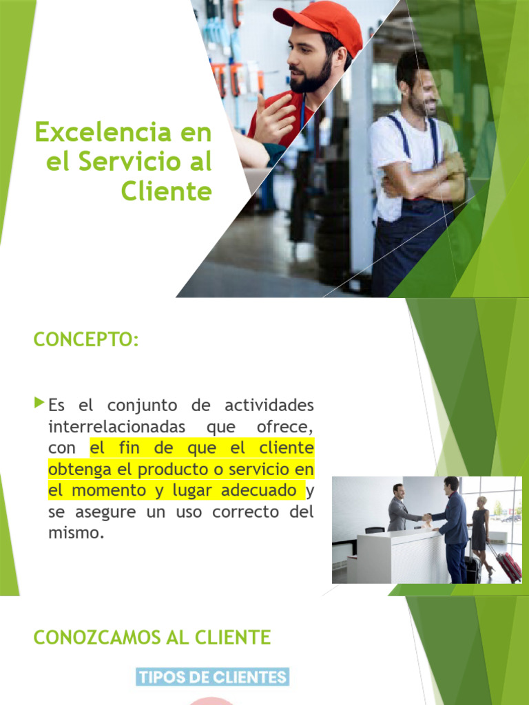 Excelencia en El Servicio Al Cliente | PDF | Servicio al Cliente | Cliente