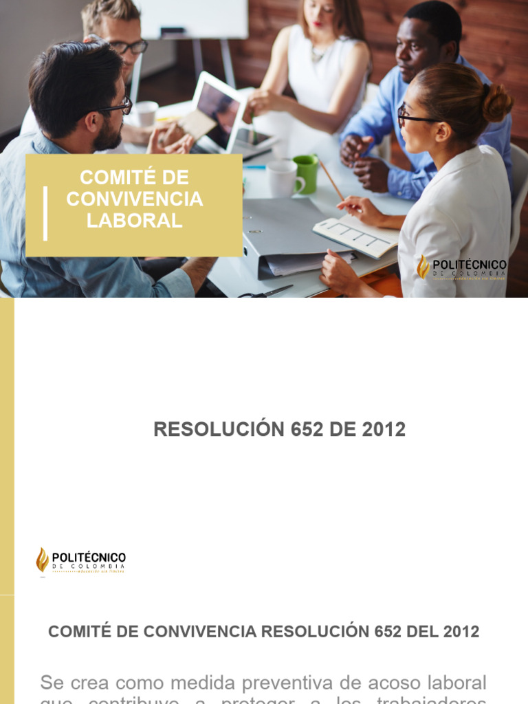 Comité de Convivencia Laboral | PDF | Violencia | Business