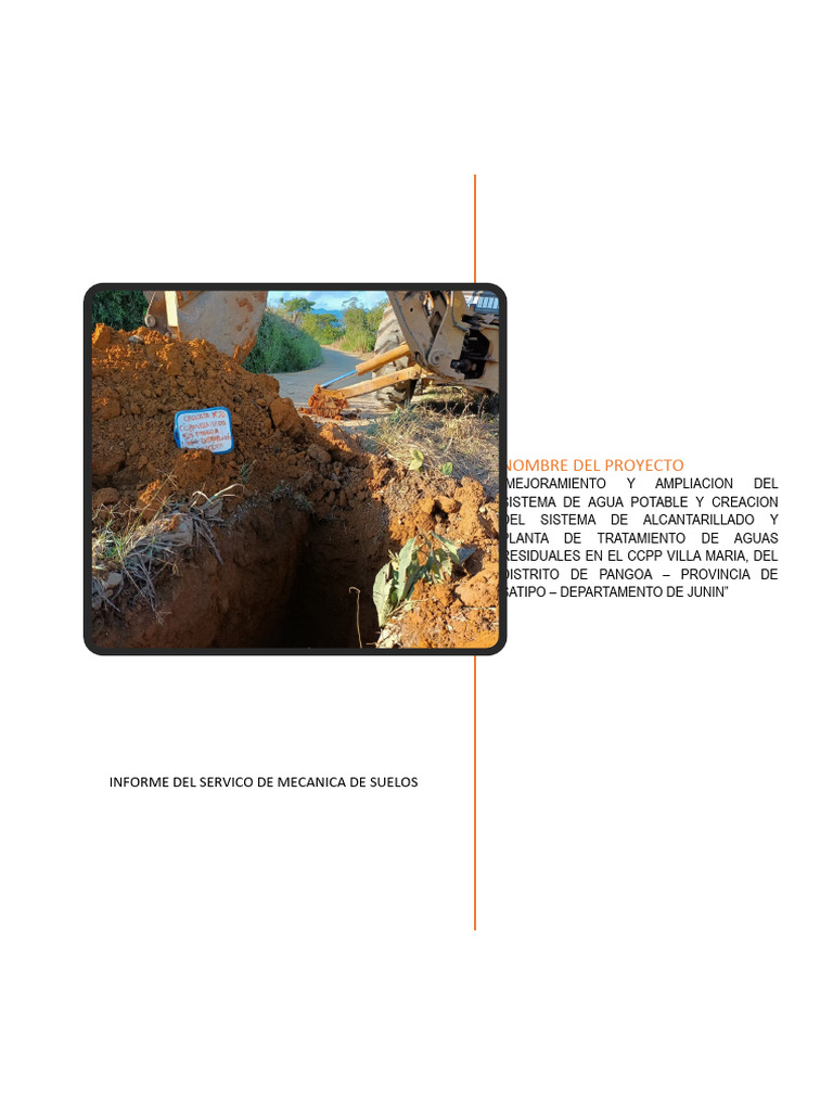 Estudio de Mecanica de Suelos | PDF | Fundación (Ingeniería) | Mecánica de suelos