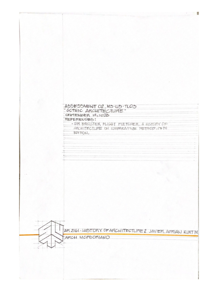 ASSESSMENT 2 M1 U3 TLO 3 Gothic Architecture Javie Adrian Kurt M. (1) | PDF