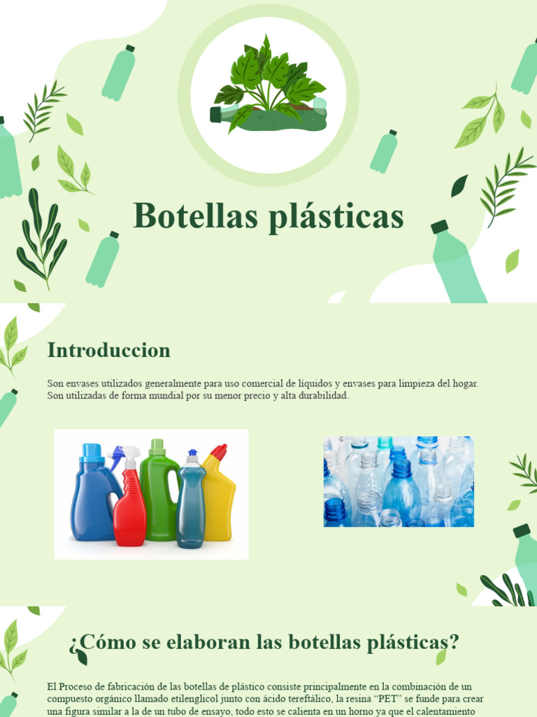 Power Point Botellas Plasticas | PDF