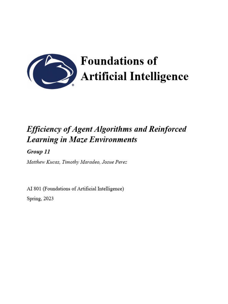 Maze Solving AI | PDF | Theoretical Computer Science | Algorithms And Data Structures