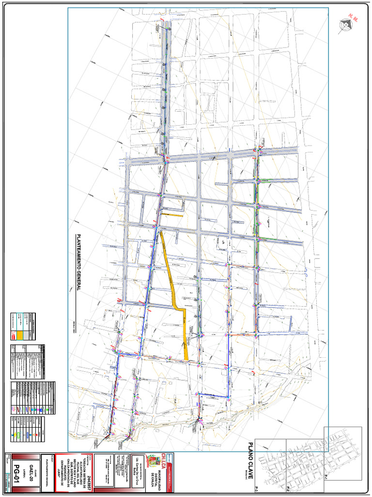 Drenaje Pluvial Juliaca Planteamiento General Plot | PDF