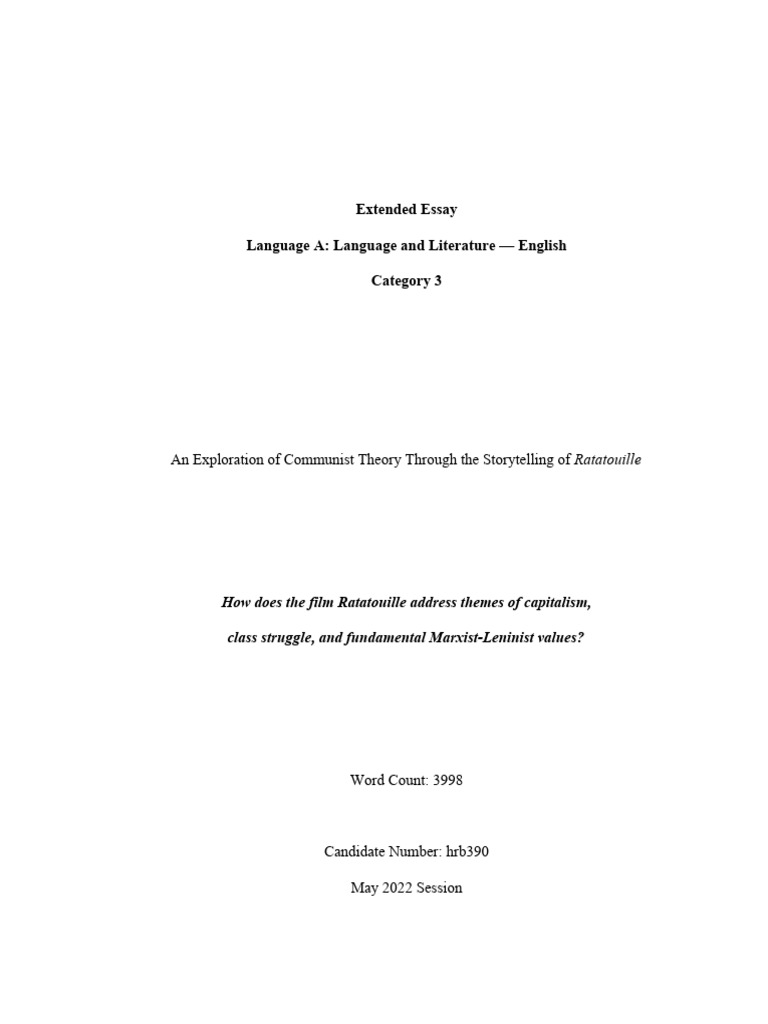 Marxist-Leninist Communism in Ratatouille (EE) | PDF | Communism | Karl ...