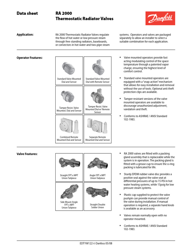 013G5002 Brochure | PDF | Valve | Water Heating