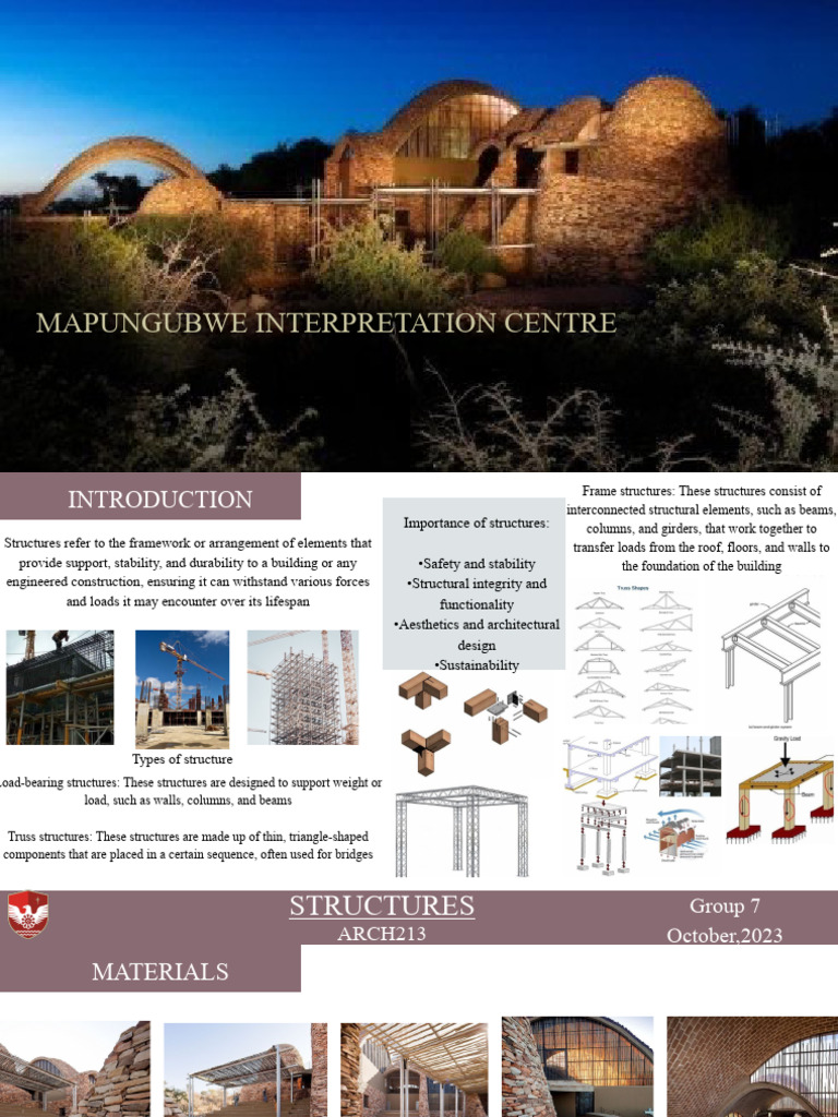 Mapungubwe Interpretation Centre Design | PDF | Dome | Wall