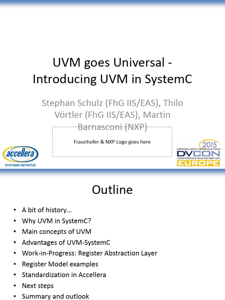 UVM-SystemC for ESL Verification | PDF | C++ | Class (Computer Programming)
