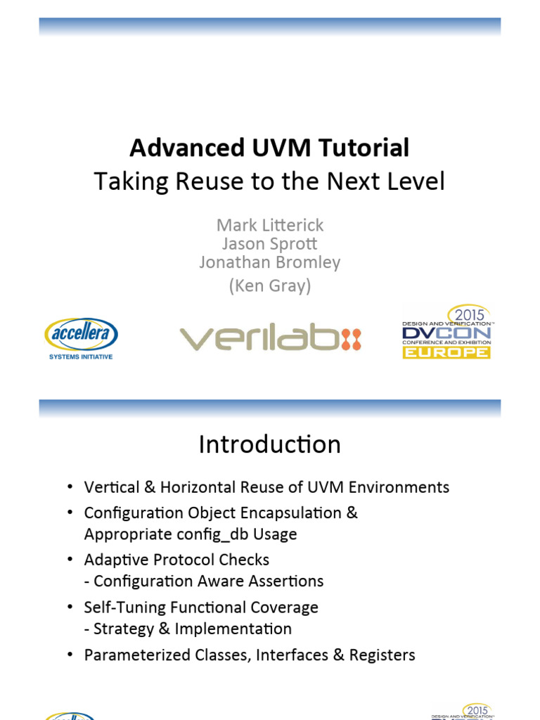 DVCon Europe 2015 T01 Presentation | PDF | Computing | Computer Programming
