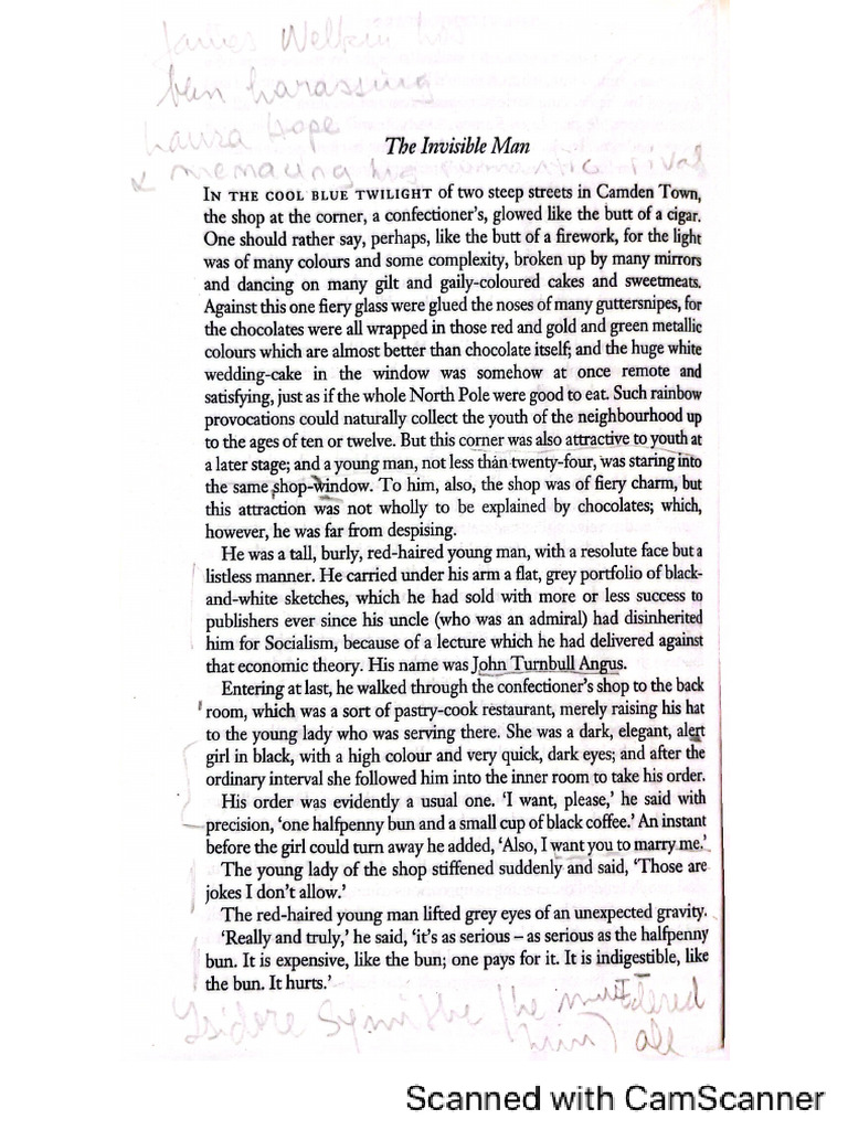Father Brown Stories - The Invisible Man - Chesterton | PDF