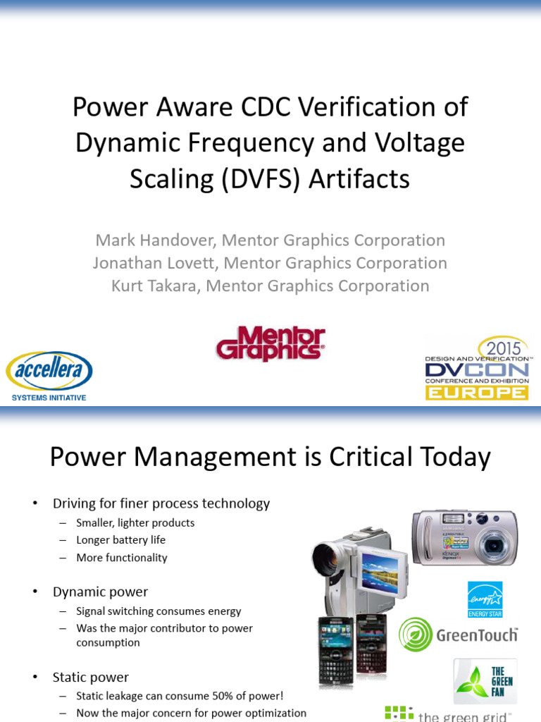 DVCon Europe 2015 TP2 1 Presentation | PDF | Computer Engineering | Information And ...